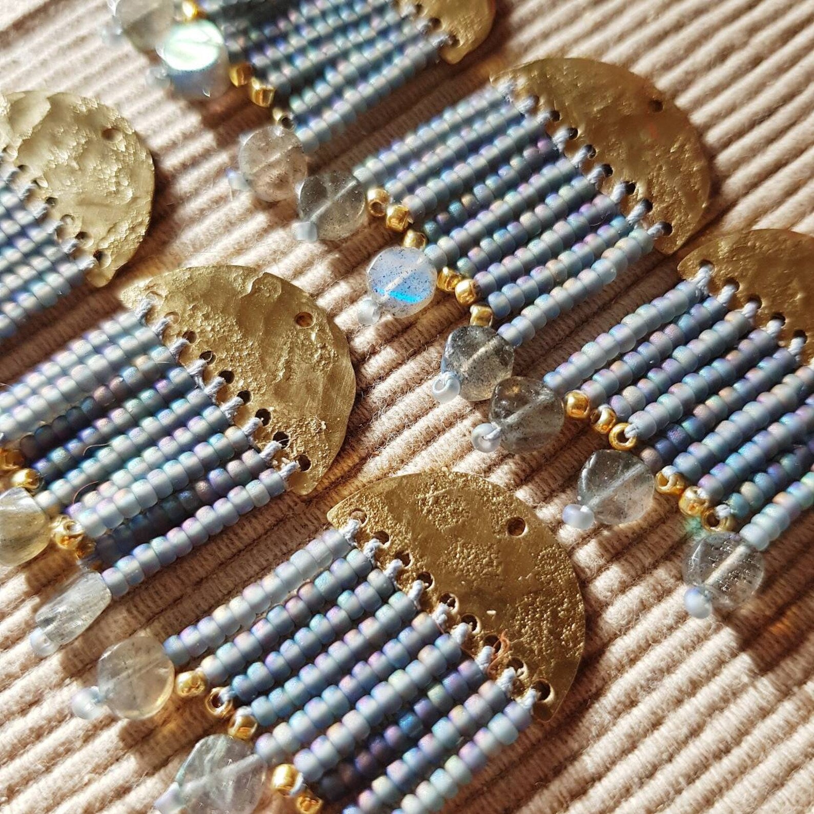 Hera Collection | Handbeaded earrings | Nic Danning Jewellery